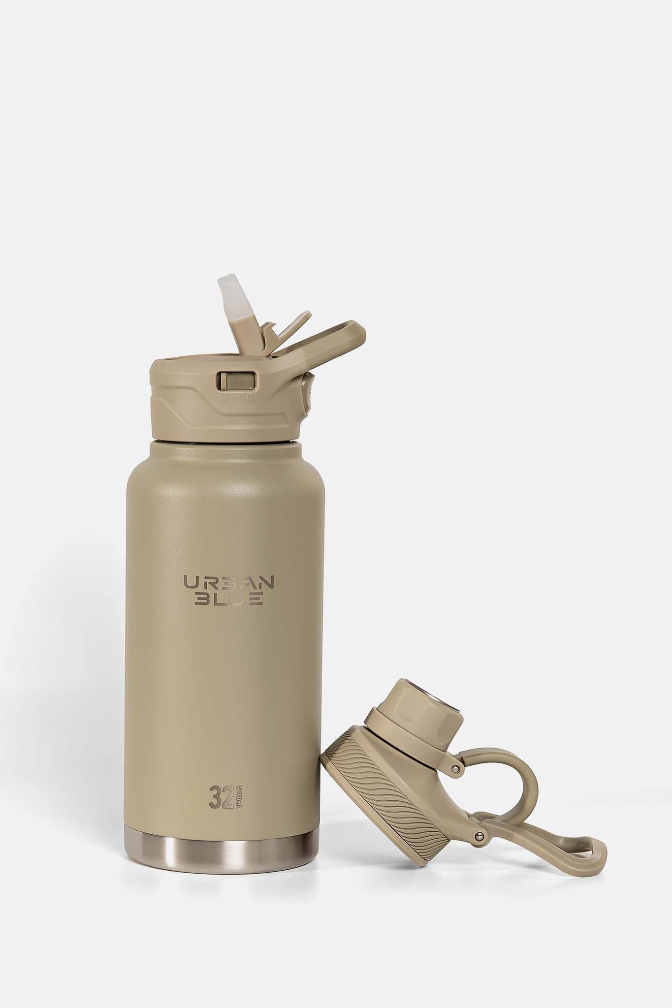 Explorer Water Bottle 950ML - Beige – Urban Blue Bottles